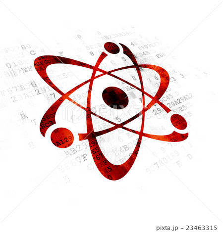 Science concept: Molecule on Digital backgroundのイラスト素材 [23463315] - PIXTA