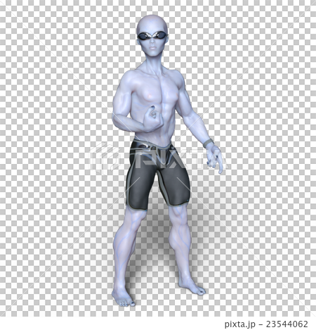 Macho alien - Stock Illustration [23544062] - PIXTA