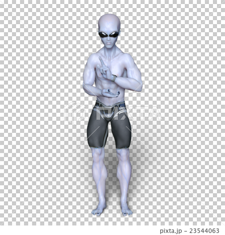 Macho alien - Stock Illustration [23544063] - PIXTA