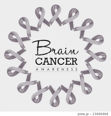Brain Cancer Ribbon Clip Art