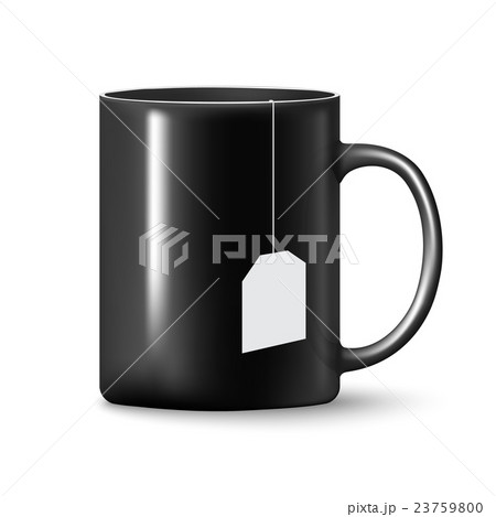 Vector Black mug cup isolatedのイラスト素材 [23759800] - PIXTA