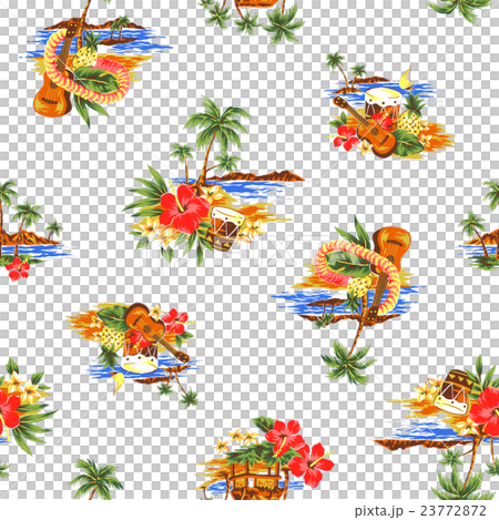 Aloha shirt pattern - Stock Illustration [23772872] - PIXTA