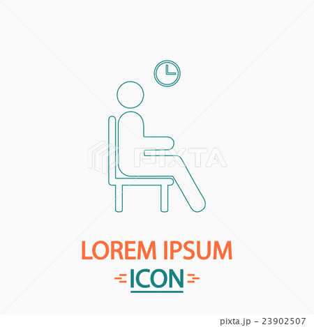 Waiting computer symbolのイラスト素材 [23902507] - PIXTA