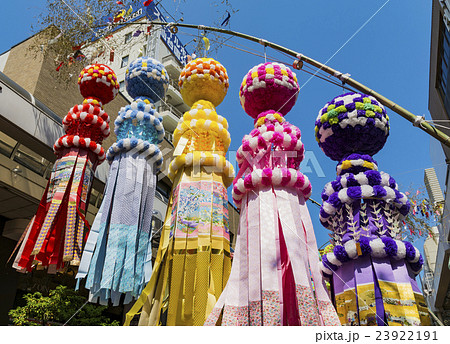 仙台七夕祭りの写真素材 [23922191] - PIXTA