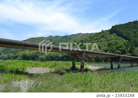 三田の沈下橋①の写真素材 [23933288] - PIXTA