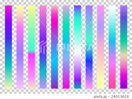 Gradation color chart set - Stock Illustration [24013628] - PIXTA