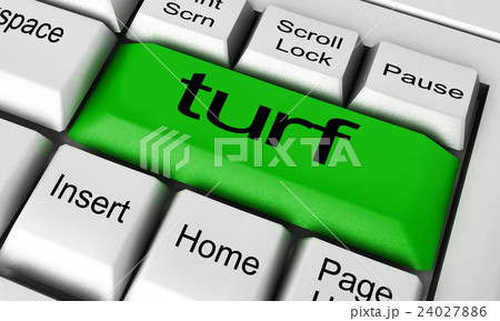 turf word on keyboard buttonのイラスト素材 [24027886] - PIXTA
