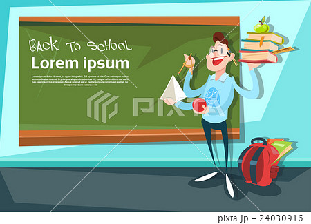 Geometry Teacher Over Class Board Back To Schoolのイラスト素材 [24030916] - PIXTA