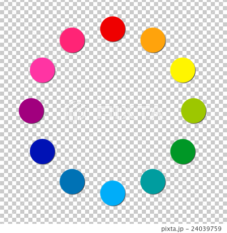 Color sample circle - Stock Illustration [24039759] - PIXTA
