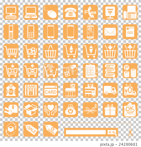 Application icon - 8 - Orange Order ·... - Stock Illustration [24280681 ...