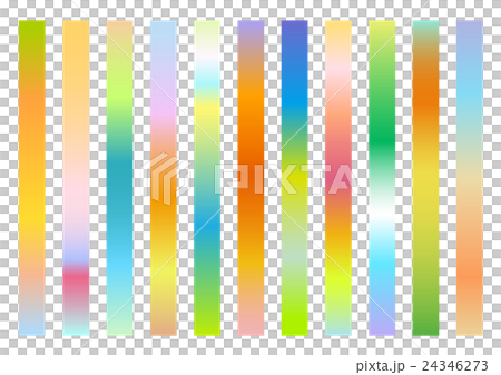 Gradation color chart set - Stock Illustration [24346273] - PIXTA