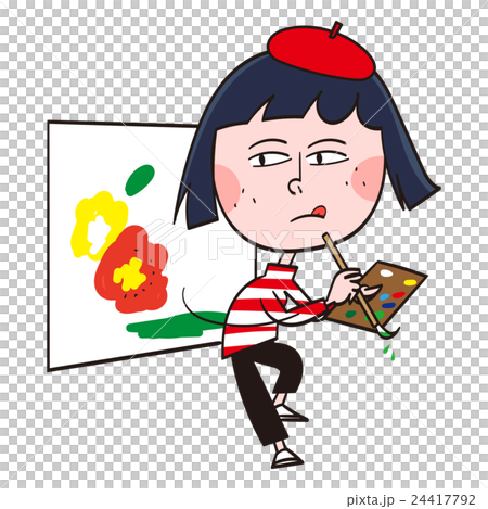 draw a picture - Stock Illustration [24417792] - PIXTA