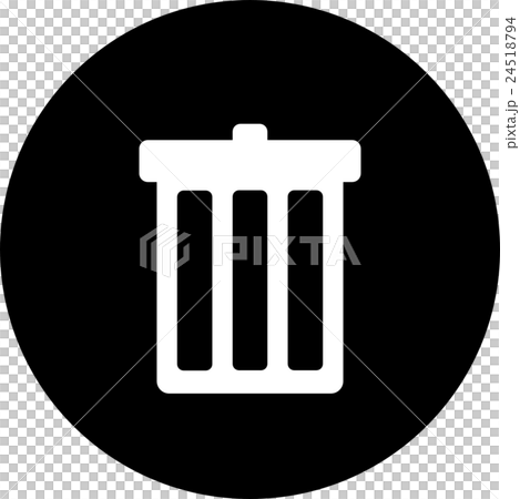 Pictogram trash bin - Stock Illustration [24518794] - PIXTA