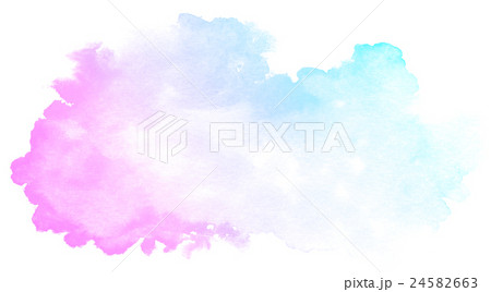 Abstract pink watercolor on white background.のイラスト素材 [24582663] - PIXTA