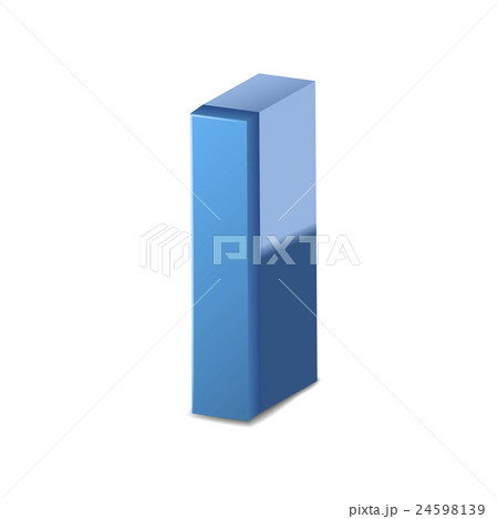 3d blue letter Iのイラスト素材 [24598139] - PIXTA