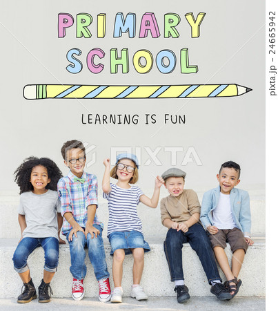 Education Learning Is Fun Children Graphic Conceptの写真素材 [24665942] - PIXTA