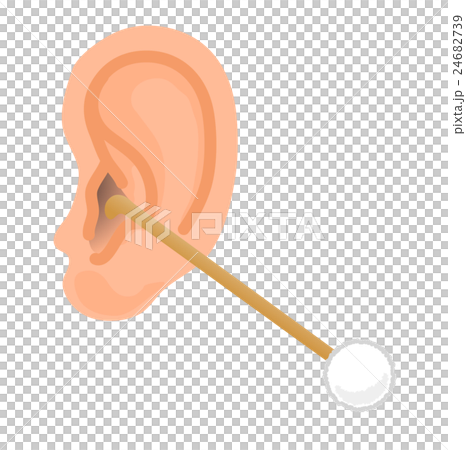 Ears and earpicks - Stock Illustration [24682739] - PIXTA