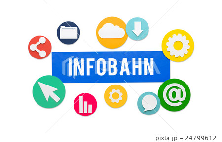 Infobahn Technology Network Online Conceptのイラスト素材 [24799612] - PIXTA
