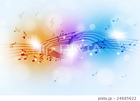 Multi Colored Music Notes