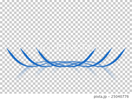 Box of lines _ Blue - Stock Illustration [25040776] - PIXTA