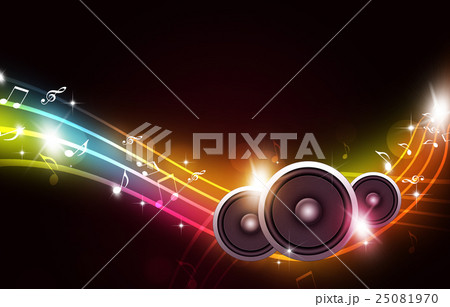 Music Multicolor Backgroundのイラスト素材 [25081970] - PIXTA