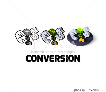 Conversion icon in different styleのイラスト素材 [25200255] - PIXTA
