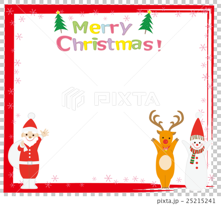 Christmas message frame - Stock Illustration [25215241] - PIXTA