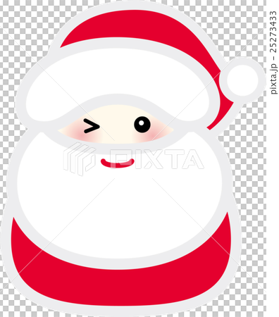 Santa smile wink - Stock Illustration [25273433] - PIXTA
