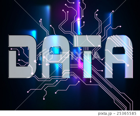 Data Word Represents Files Facts And Informationのイラスト素材 [25365585] - PIXTA