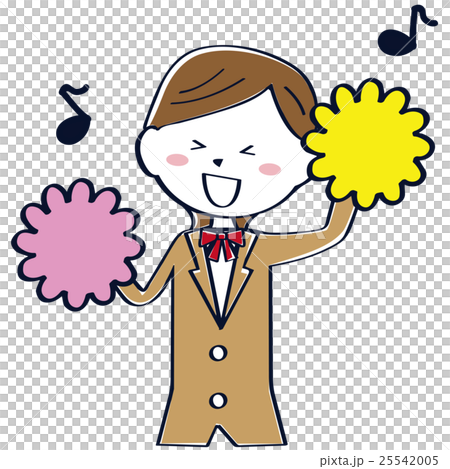 Brown blazer student Female student upper body... - Stock Illustration ...