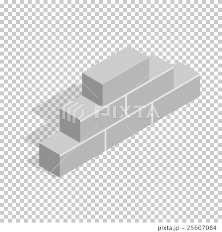 Brickwork icon, isometric 3d style - Stock Illustration [25607084] - PIXTA