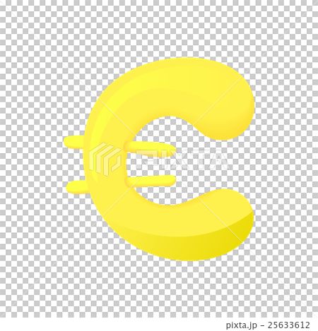 Euro sign icon, cartoon style - Stock Illustration [25633612] - PIXTA