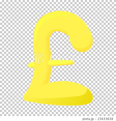 Sign pound sterling icon, cartoon style - Stock Illustration [25633638 ...