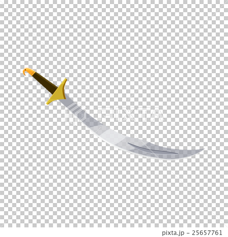 Turkish scimitar icon, cartoon style - Stock Illustration [25657761 ...