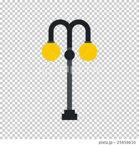 Light pole icon in flat style - Stock Illustration [25658610] - PIXTA
