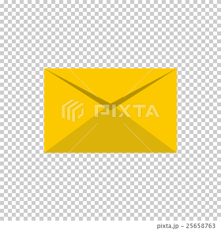Paper letter icon, flat style - Stock Illustration [25658763] - PIXTA
