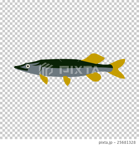Pike icon, flat style - Stock Illustration [25681328] - PIXTA