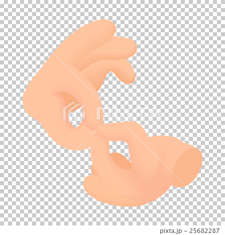 Sign language icon, cartoon style - Stock Illustration [25682287] - PIXTA