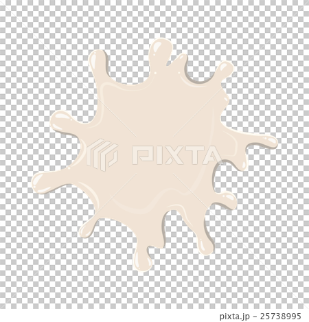 Large puddle of milk icon - Stock Illustration [25738995] - PIXTA
