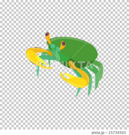 Green crab icon, cartoon style - Stock Illustration [25739383] - PIXTA