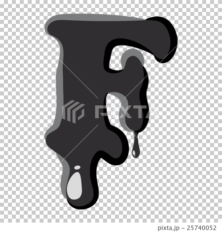 F letter isolated on white background - Stock Illustration [25740052 ...