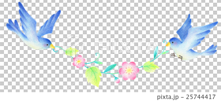 Birds And Vines Clip Art