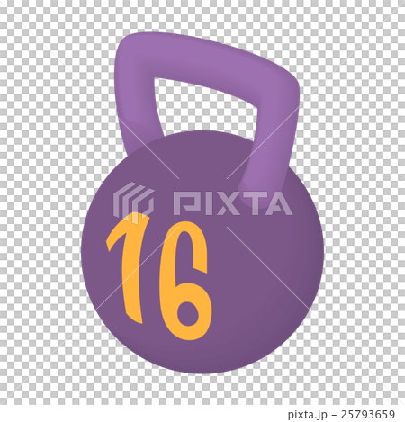 Weight 16 kg icon, cartoon style - Stock Illustration [25793659] - PIXTA
