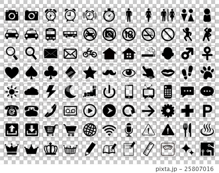 Standard icon set - Stock Illustration [25807016] - PIXTA