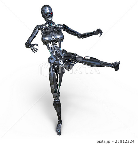 女性ロボットのイラスト素材 [25812224] - PIXTA