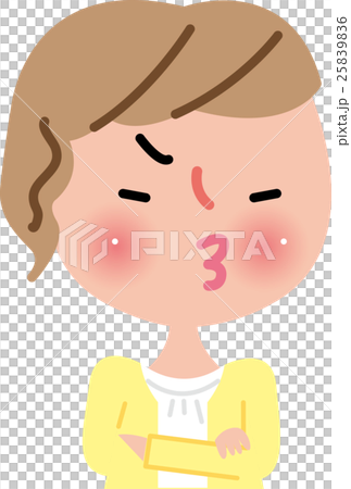 Women sullen - Stock Illustration [25839836] - PIXTA
