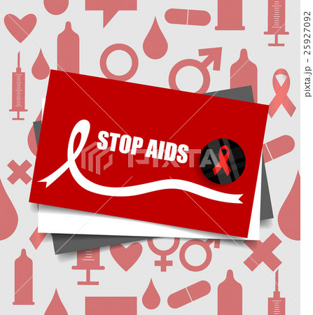 World AIDS Day. 1st December World Aids Day...のイラスト素材 [25927092] - PIXTA