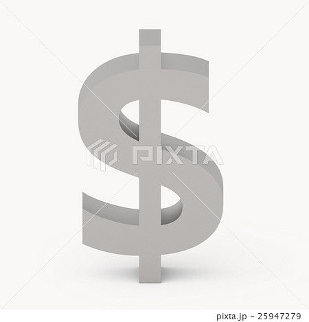 grey dollar signのイラスト素材 [25947279] - PIXTA