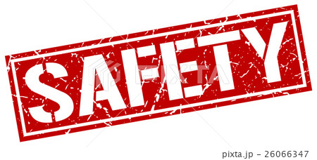 safety square grunge stampのイラスト素材 [26066347] - PIXTA