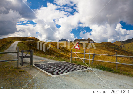 Ski resort in Tyrolean Alps in autumn, Austriaの写真素材 [26213011] - PIXTA
